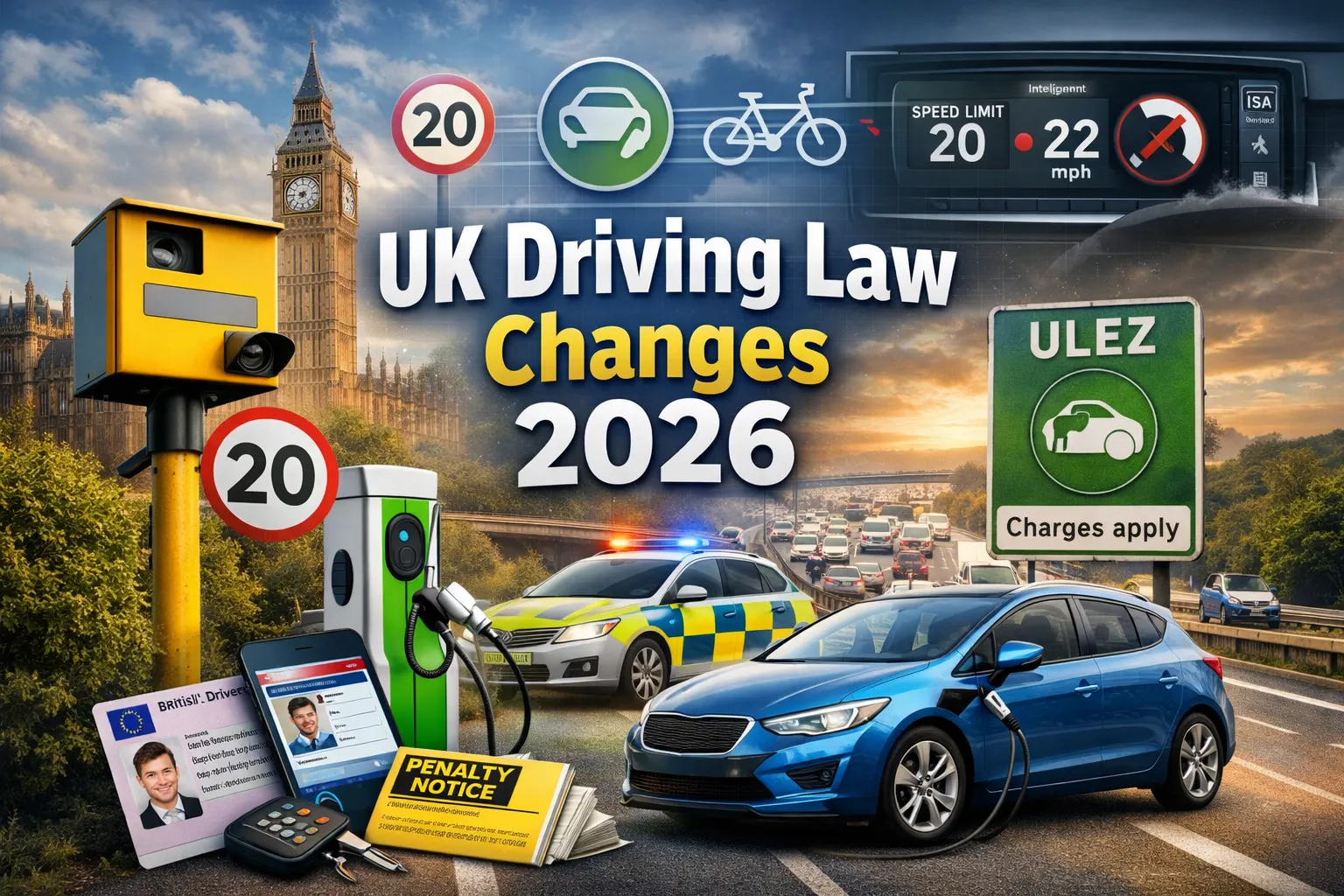 UK Driving Law Changes for Motorists in 2026 - The Year 2026